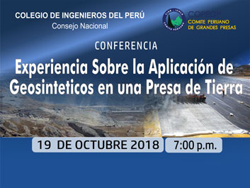 copeg19Oct2018-inicio - Colegio de Ingenieros del Perú