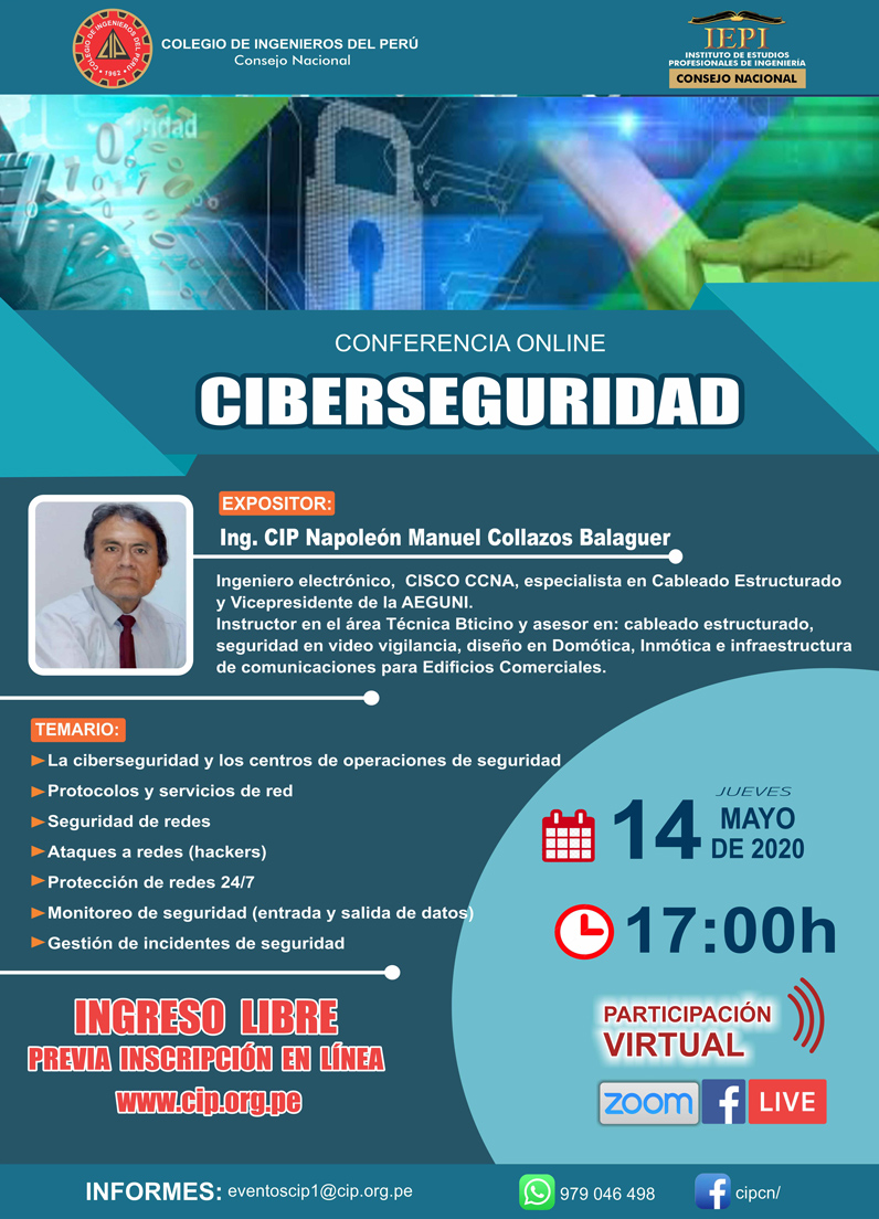 Ciberseguridad-14-May-detalle-v3 - Colegio de Ingenieros del Perú