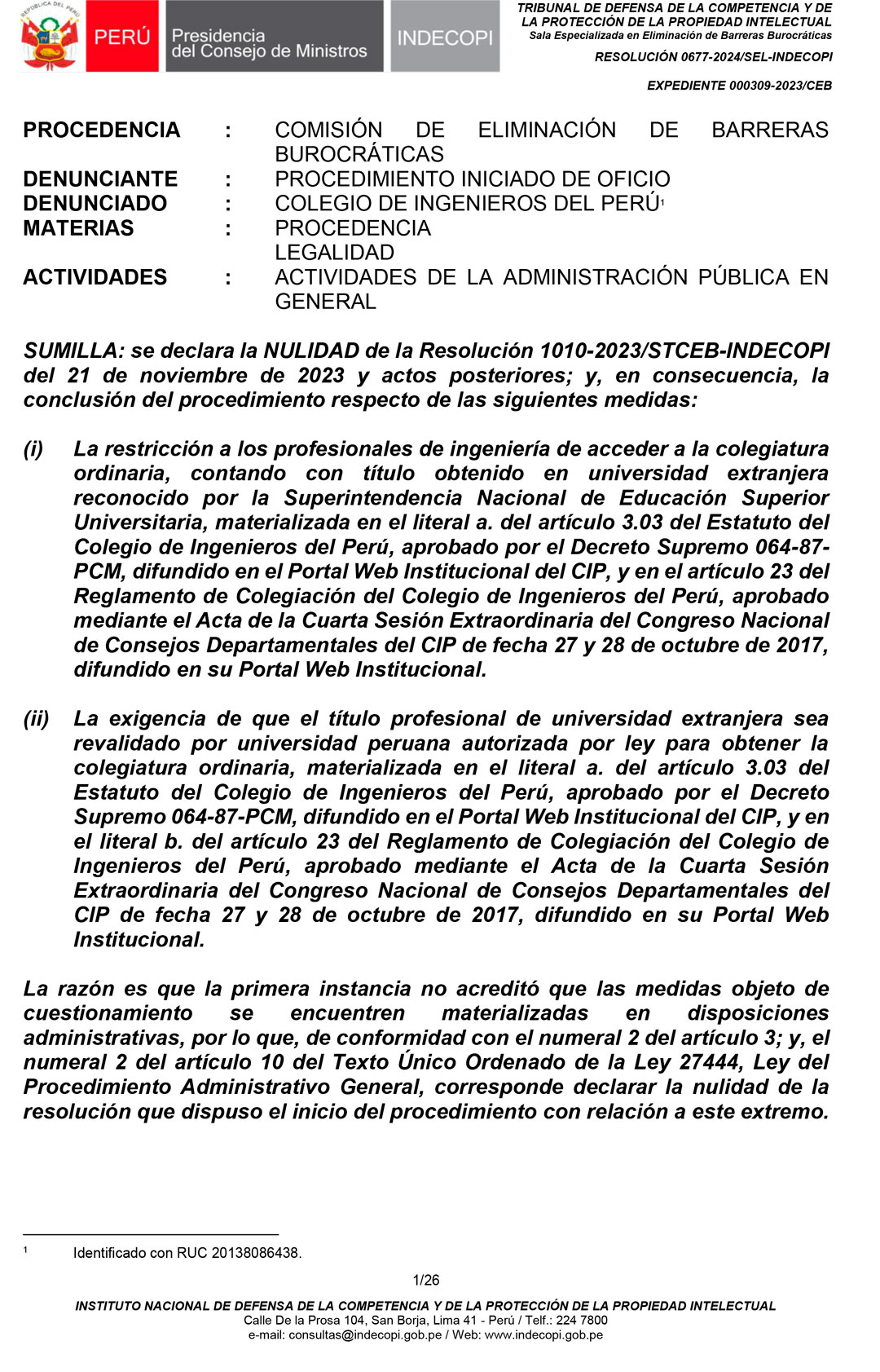 resolucion-final-n-677-2024-sel-1 - Colegio de Ingenieros del Perú